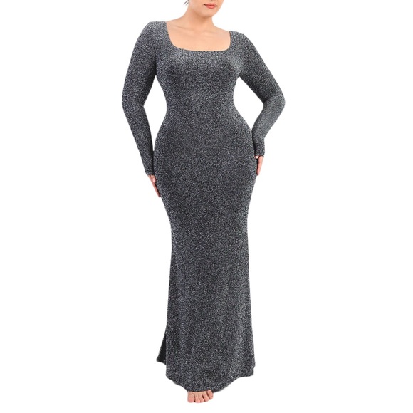 Shapellx | Dresses | Shapellx Built In 36 Long Sleeve Mermaid Dress In ...